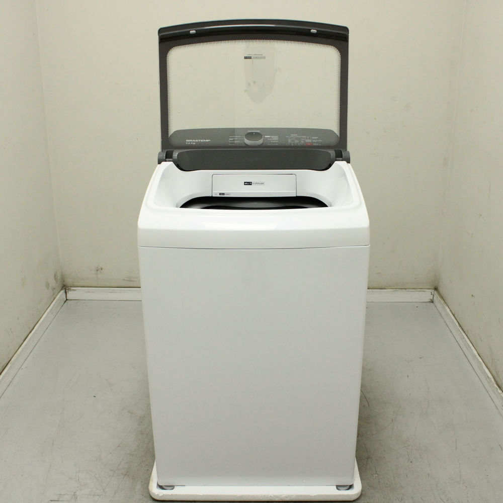 Máquina de Lavar Brastemp 12Kg branca com Ciclo Tira Manchas Advanced e ...