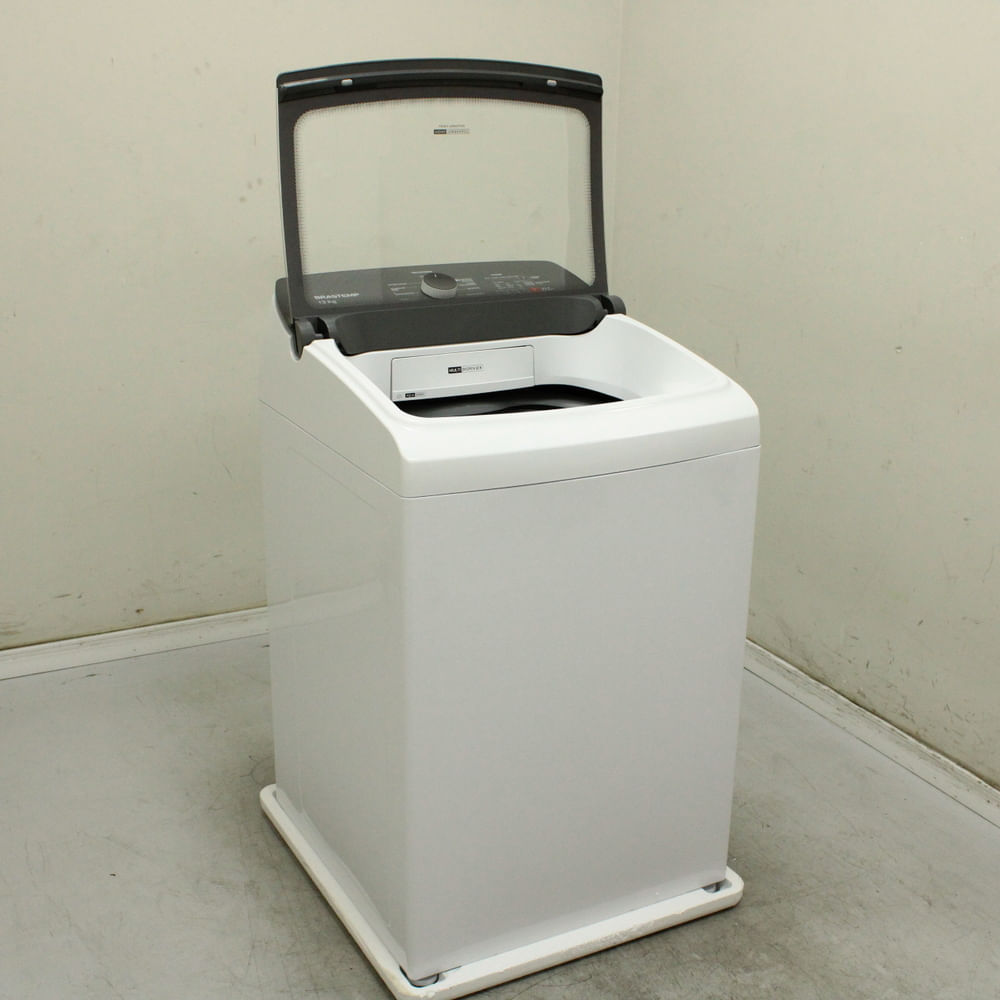 Máquina de Lavar Brastemp 12Kg branca com Ciclo Tira Manchas Advanced e ...