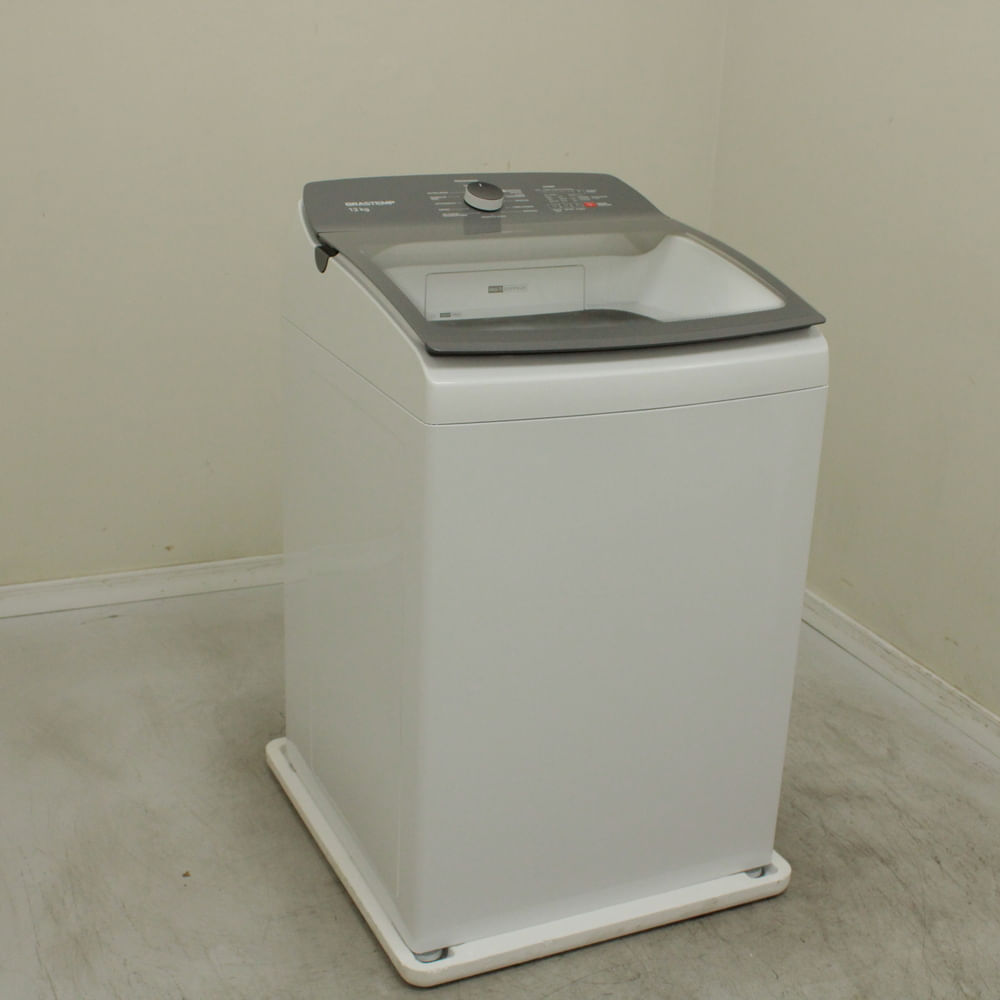 Máquina de Lavar Brastemp 12Kg branca com Ciclo Tira Manchas Advanced e ...